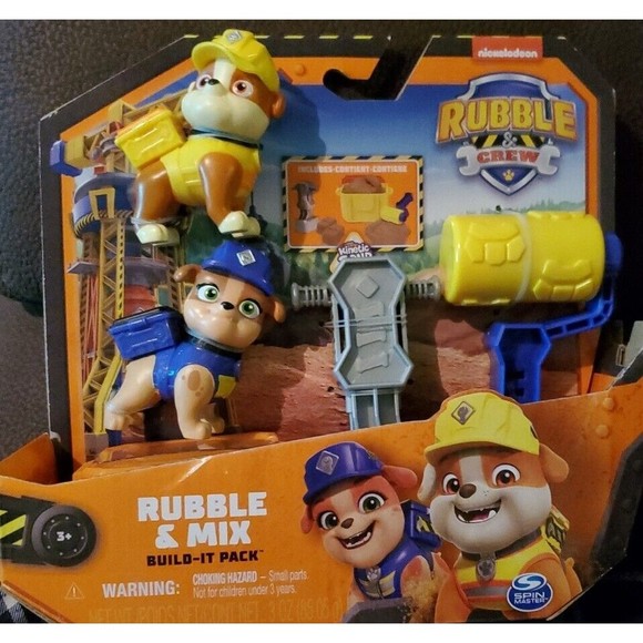 Toys | Rubble Crew Charger Wheeler Rubble Mix Build It Pack Lot Paw ...